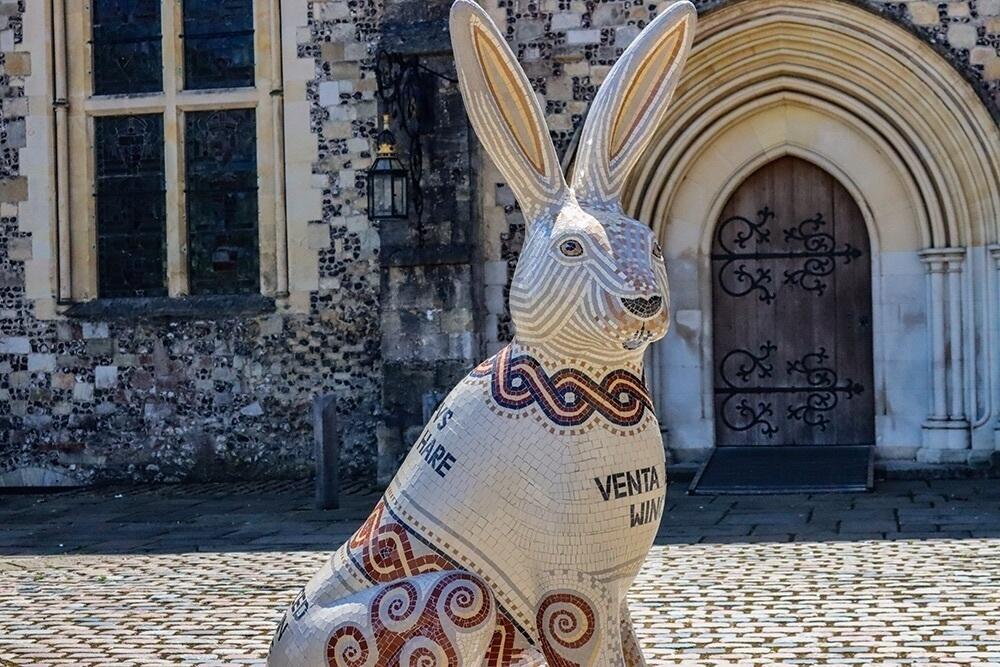 LEPUS Roman Hare | Hares of Hampshire Grand Auction - Wild in Art